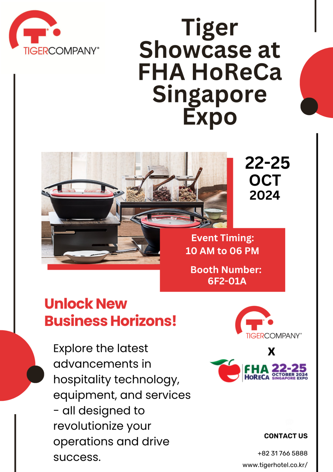 Tiger at FHA-HoReCa 2024: Discover the Future of Hospitality